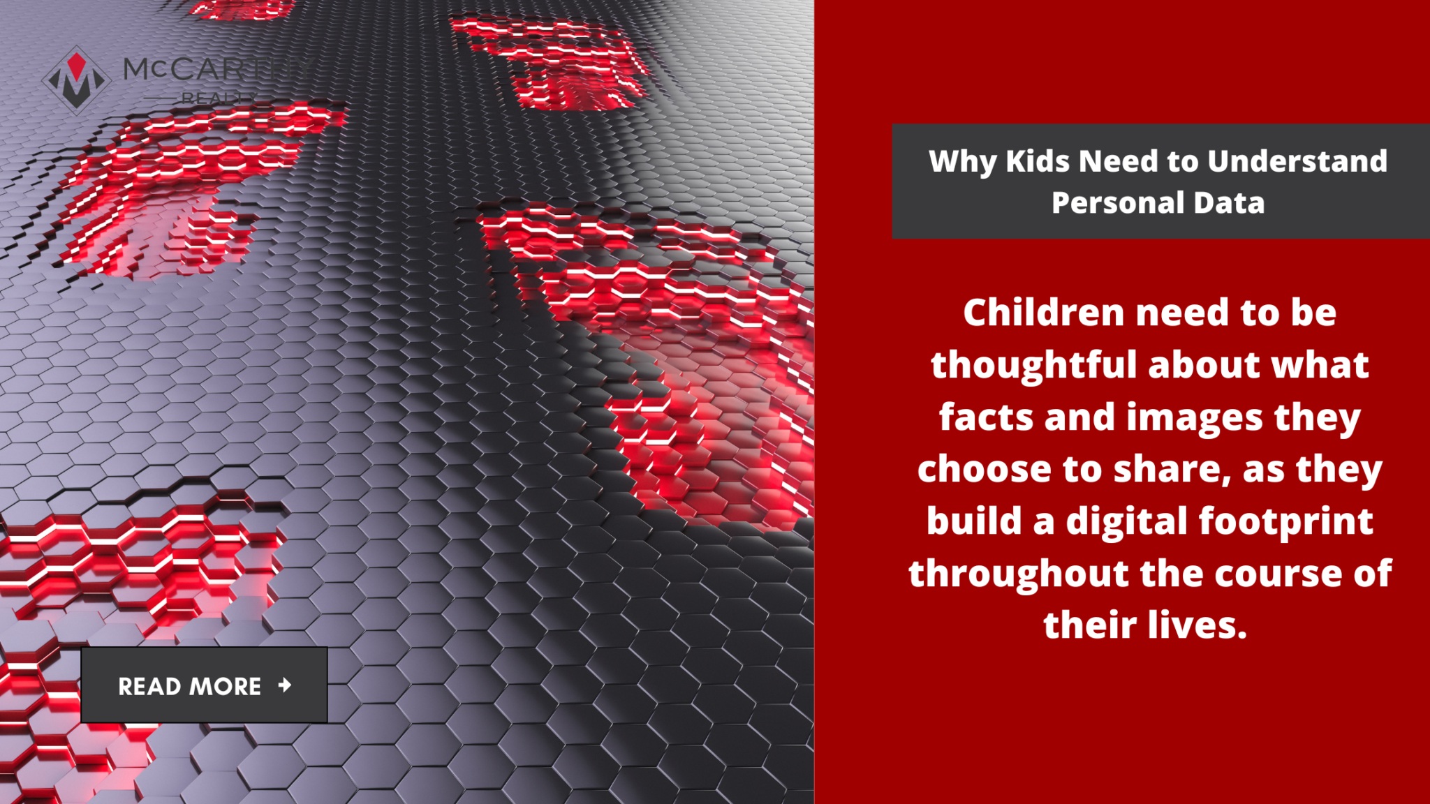 Why Kids Need to Understand Personal Data - McCarthy Realty